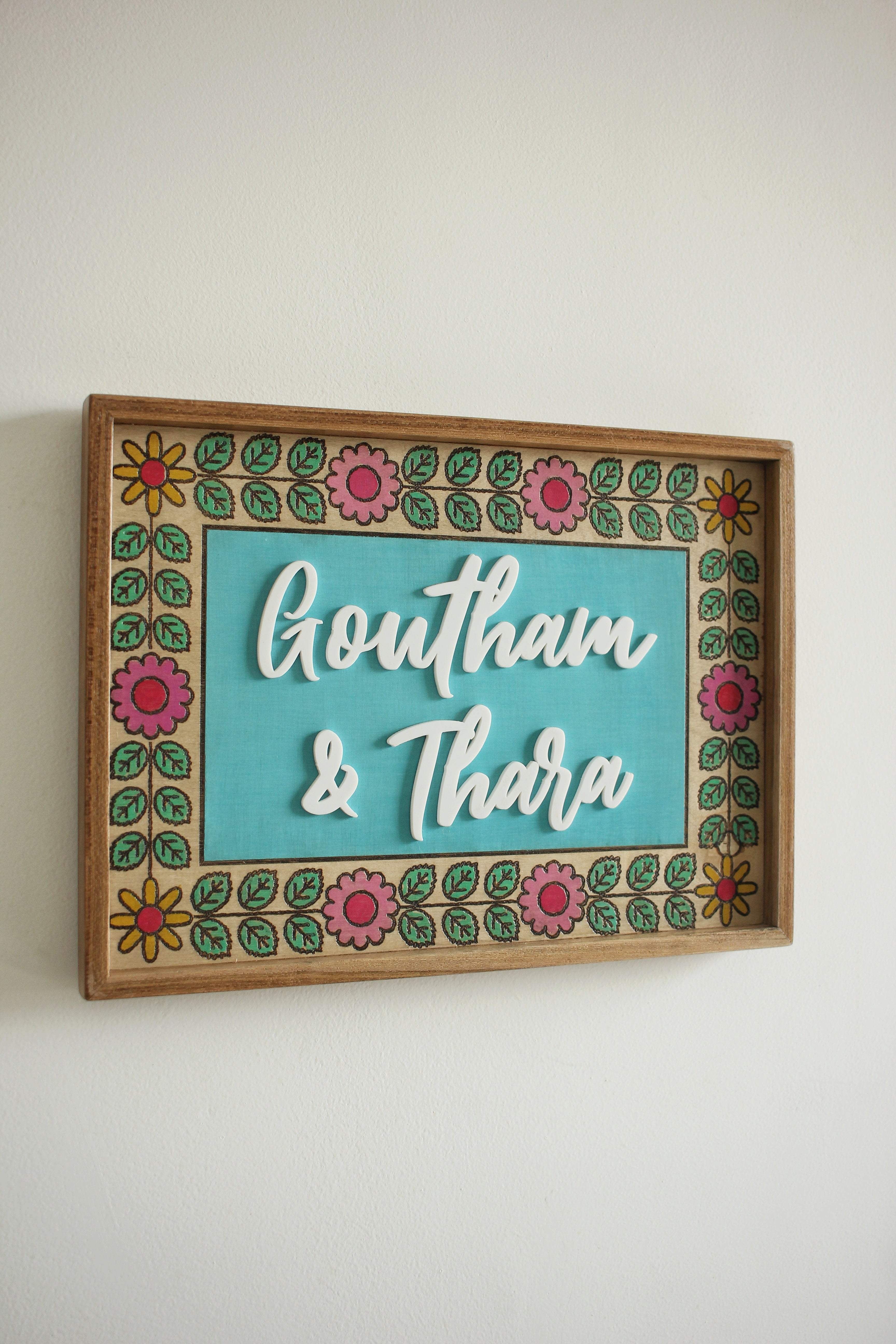 Floral Border Sign – NotSoShabby